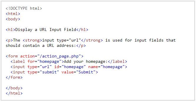آموزش HTML Input Types | آتریا